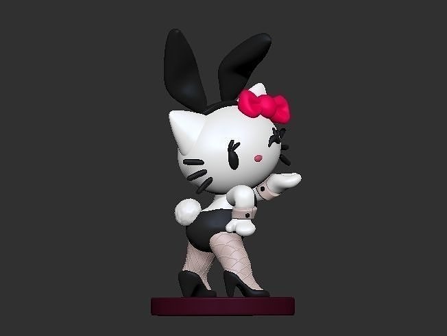 HELLO KITTY BUNNY GIRL 3D model 3D printable | CGTrader