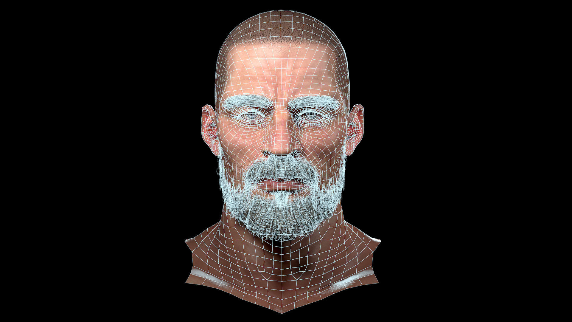 3D model Realistic model of male head Jake VR / AR / low-poly | CGTrader