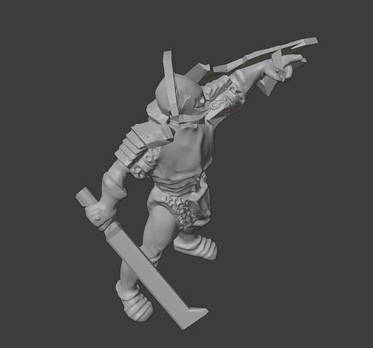 An Isengard Captain With A Sword And Shield 3D model 3D printable ...