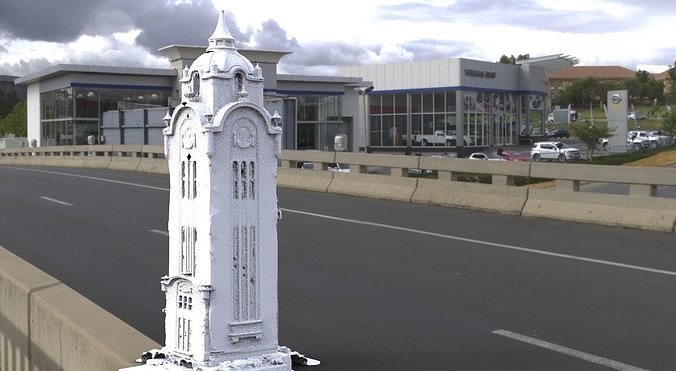 City Library Tower 3D model | CGTrader