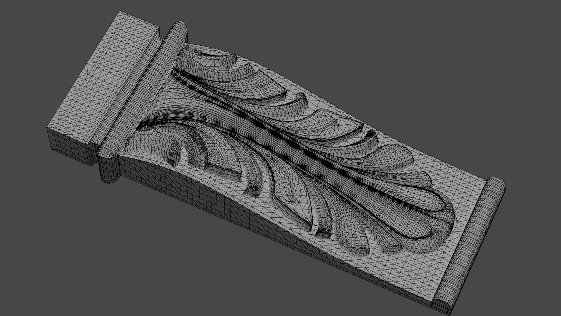 Decorative Bracket 3D model 3D printable | CGTrader