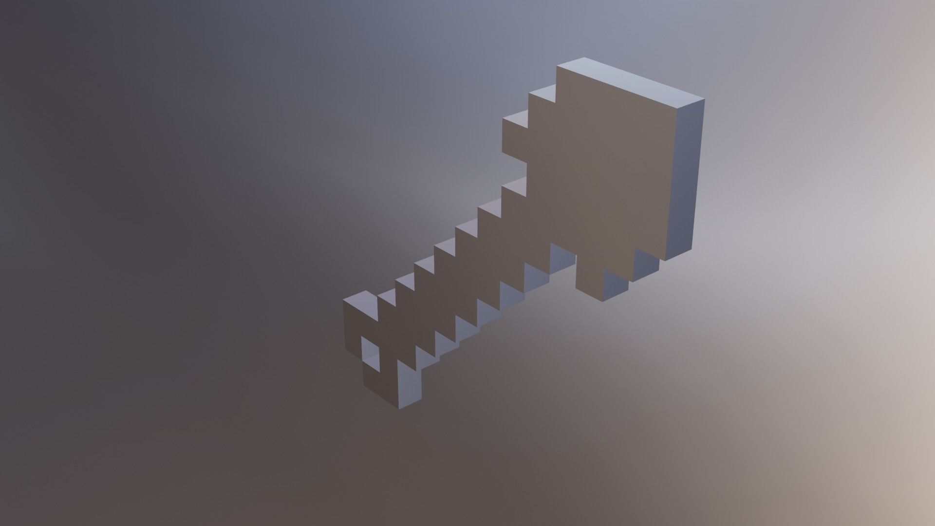 3D model Minecraft Wooden Tools Must Read Description VR / AR / low ...