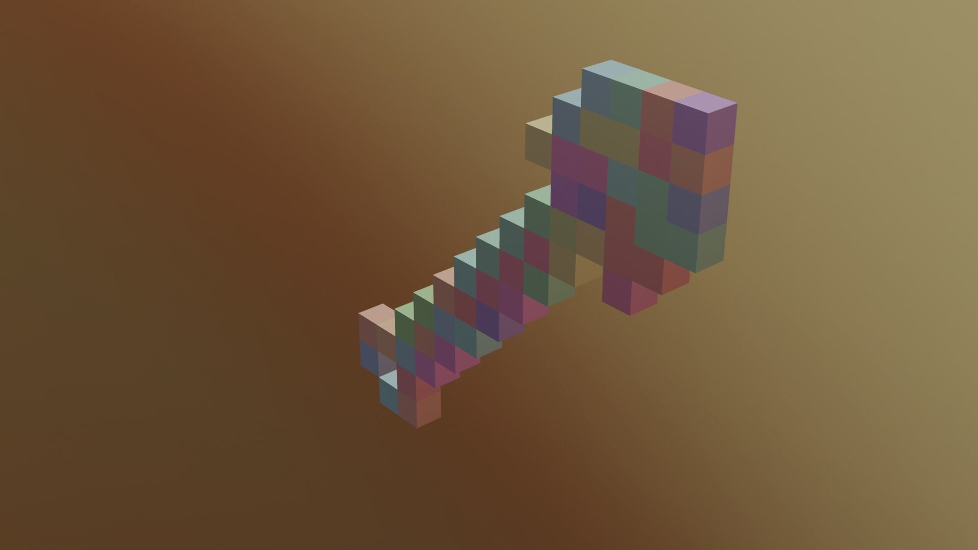 3D model Minecraft Wooden Tools Must Read Description VR / AR / low ...