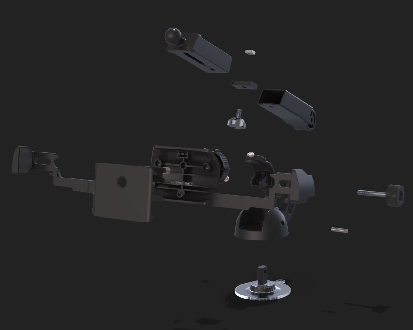 Car Mobile Phone Holder 3D model 3D printable | CGTrader