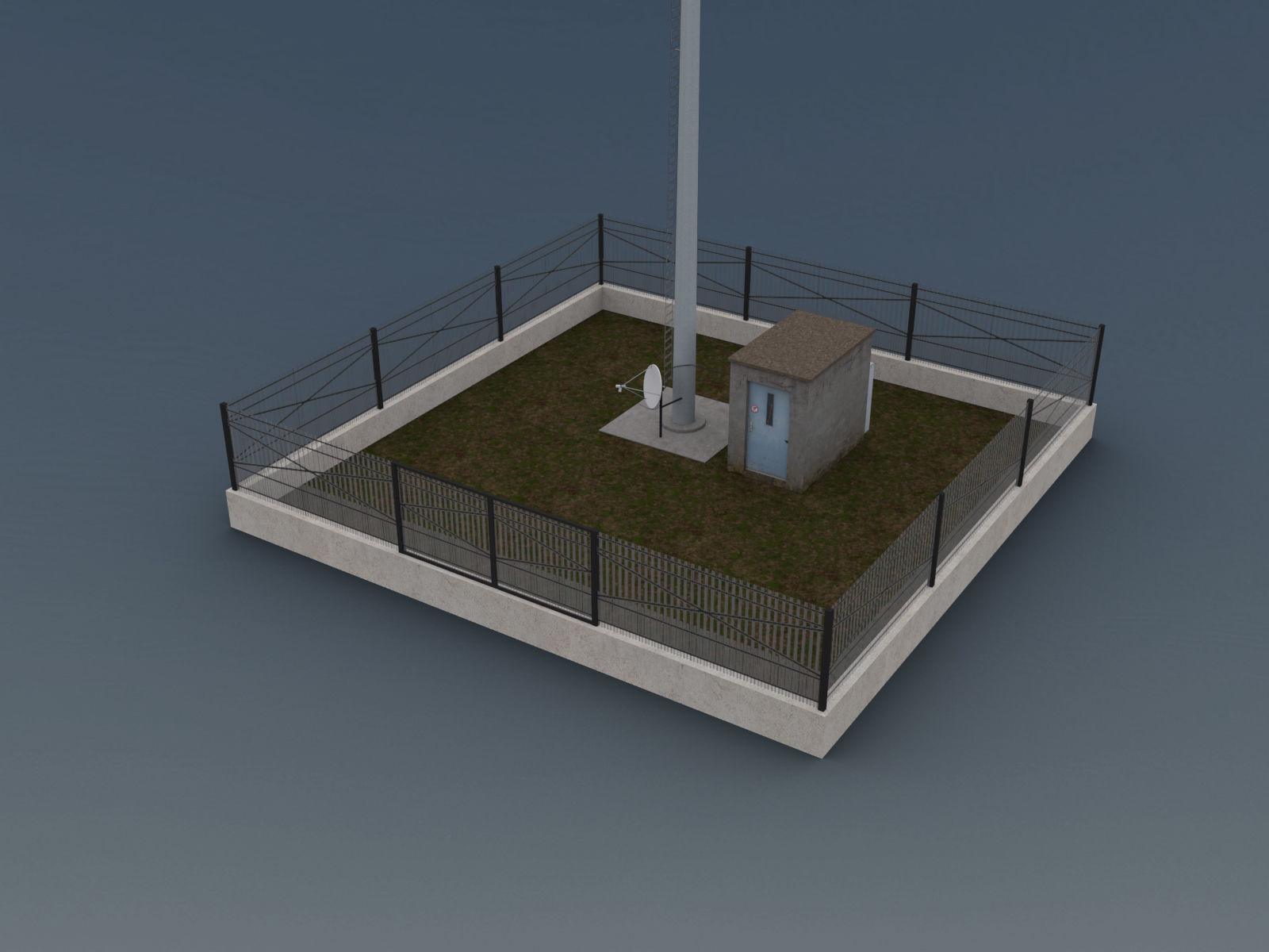 3D model Cell Phone Tower VR / AR / low-poly | CGTrader