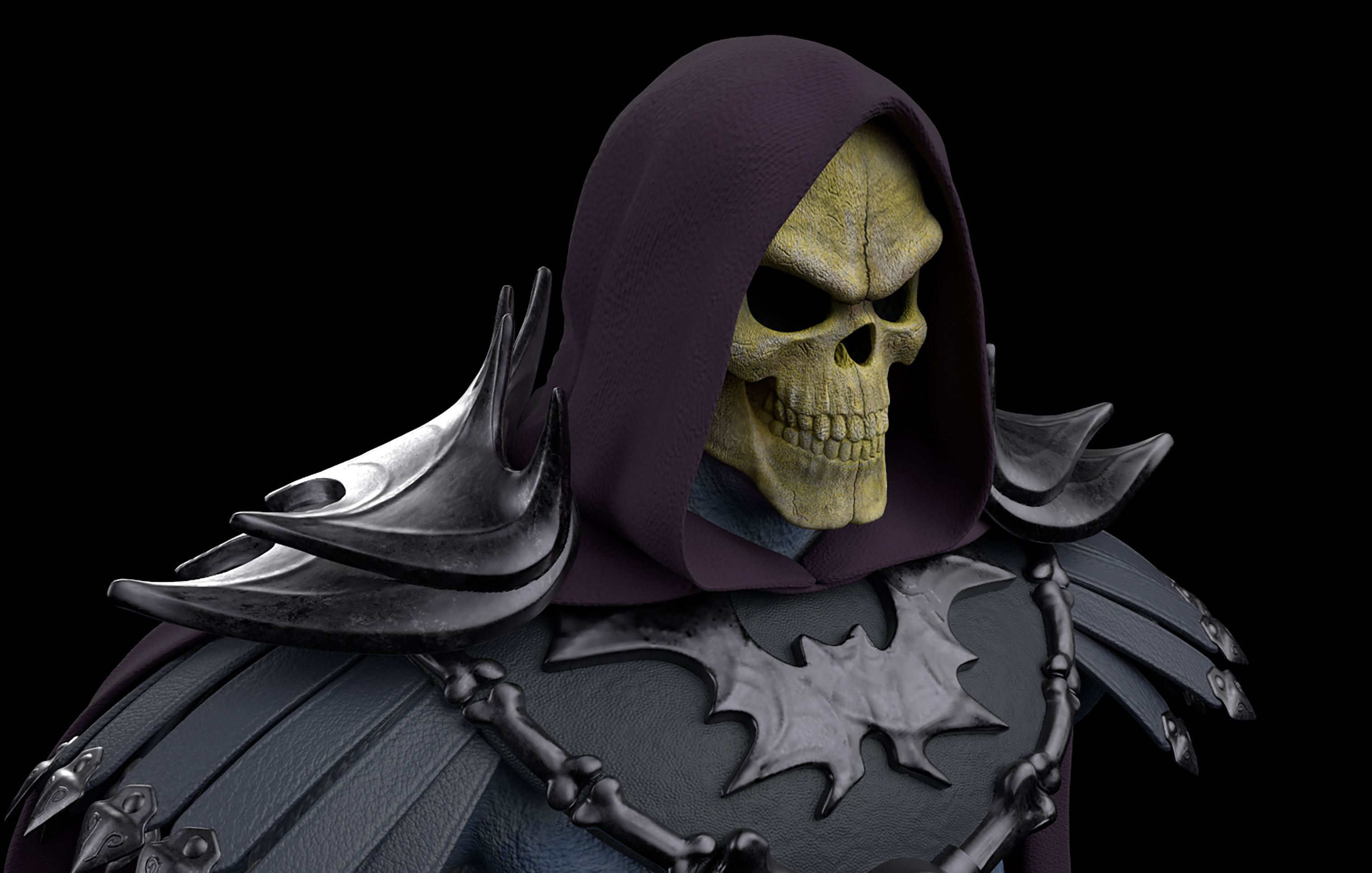 Skeletor bust Motu 3D model 3D printable | CGTrader