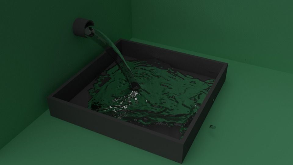 WATER DROPING ANIMATION free 3D model animated | CGTrader