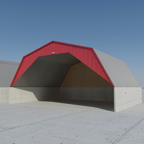 Transit Department Salt Barn 3D model | CGTrader