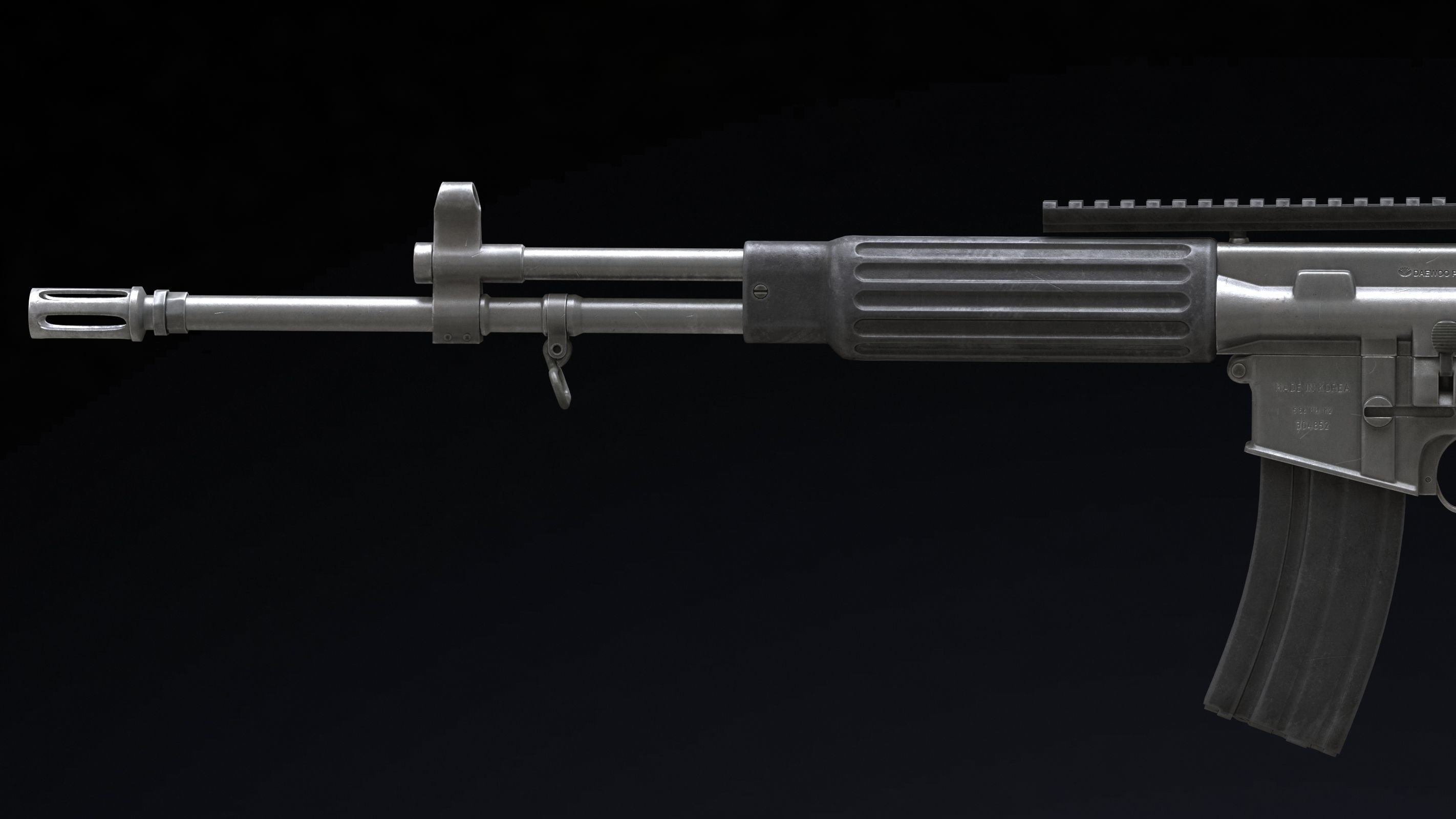 3D model Daewoo Precision Industries K2 Low Poly VR / AR / low-poly ...