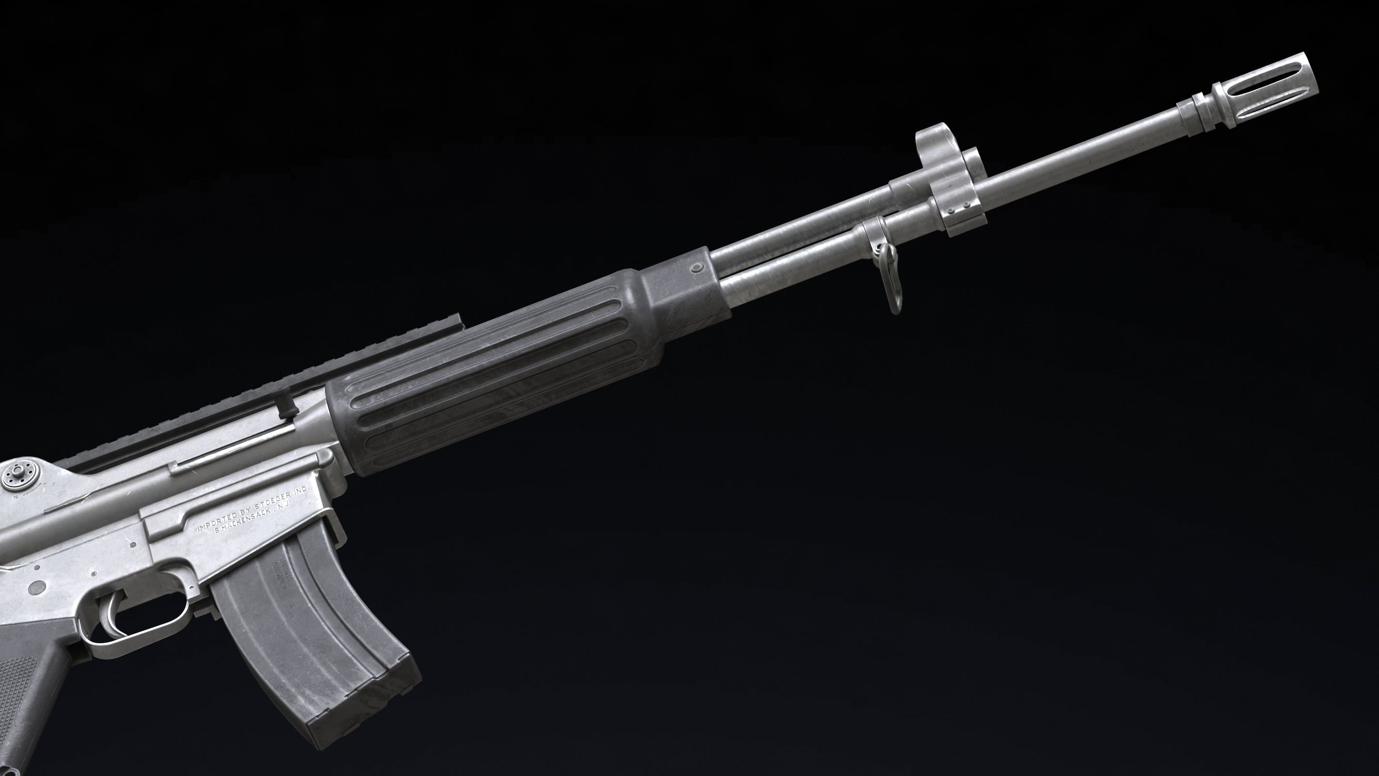 3D model Daewoo Precision Industries K2 Low Poly VR / AR / low-poly ...