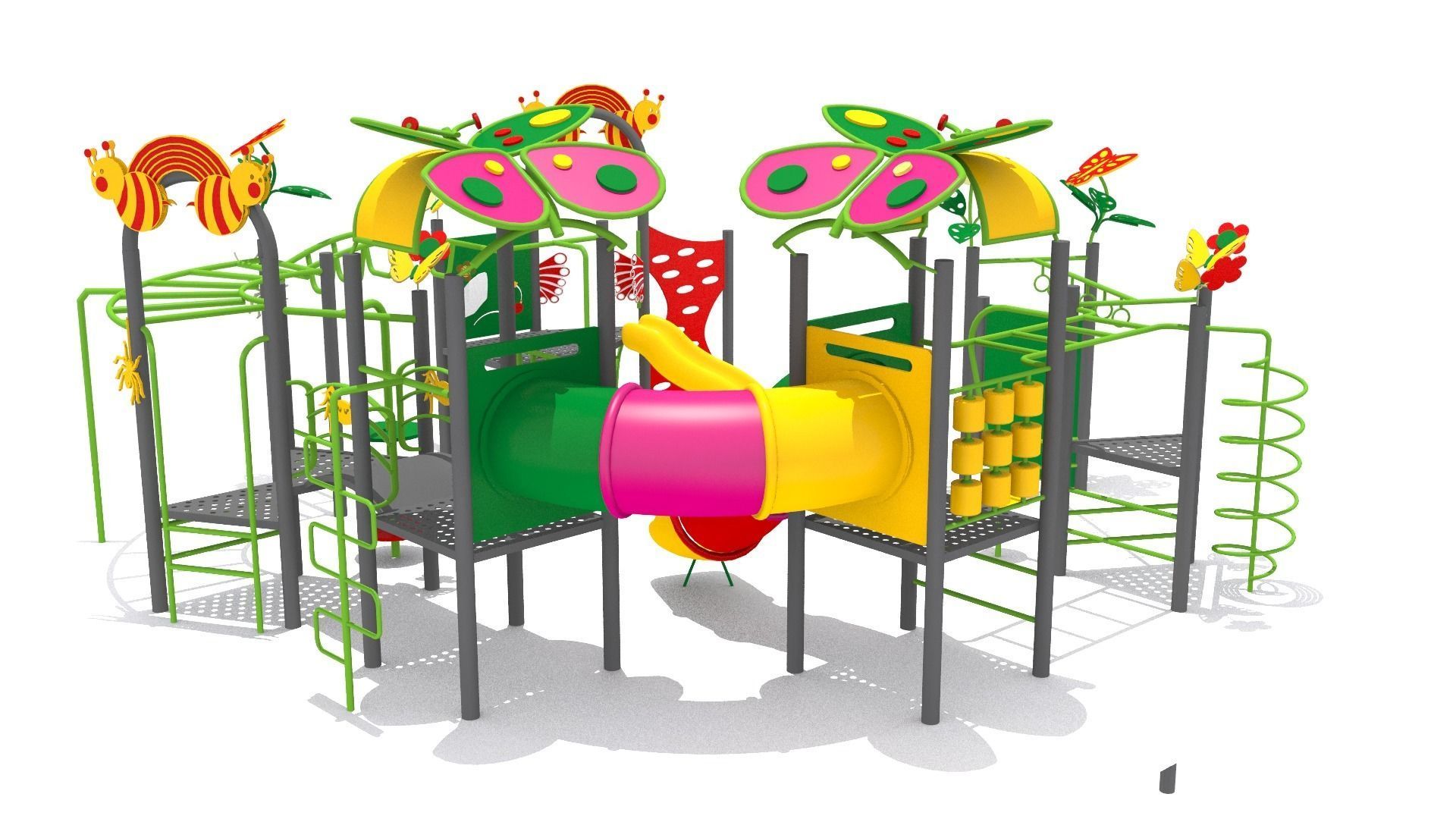Butterfly Playground 3D model | CGTrader