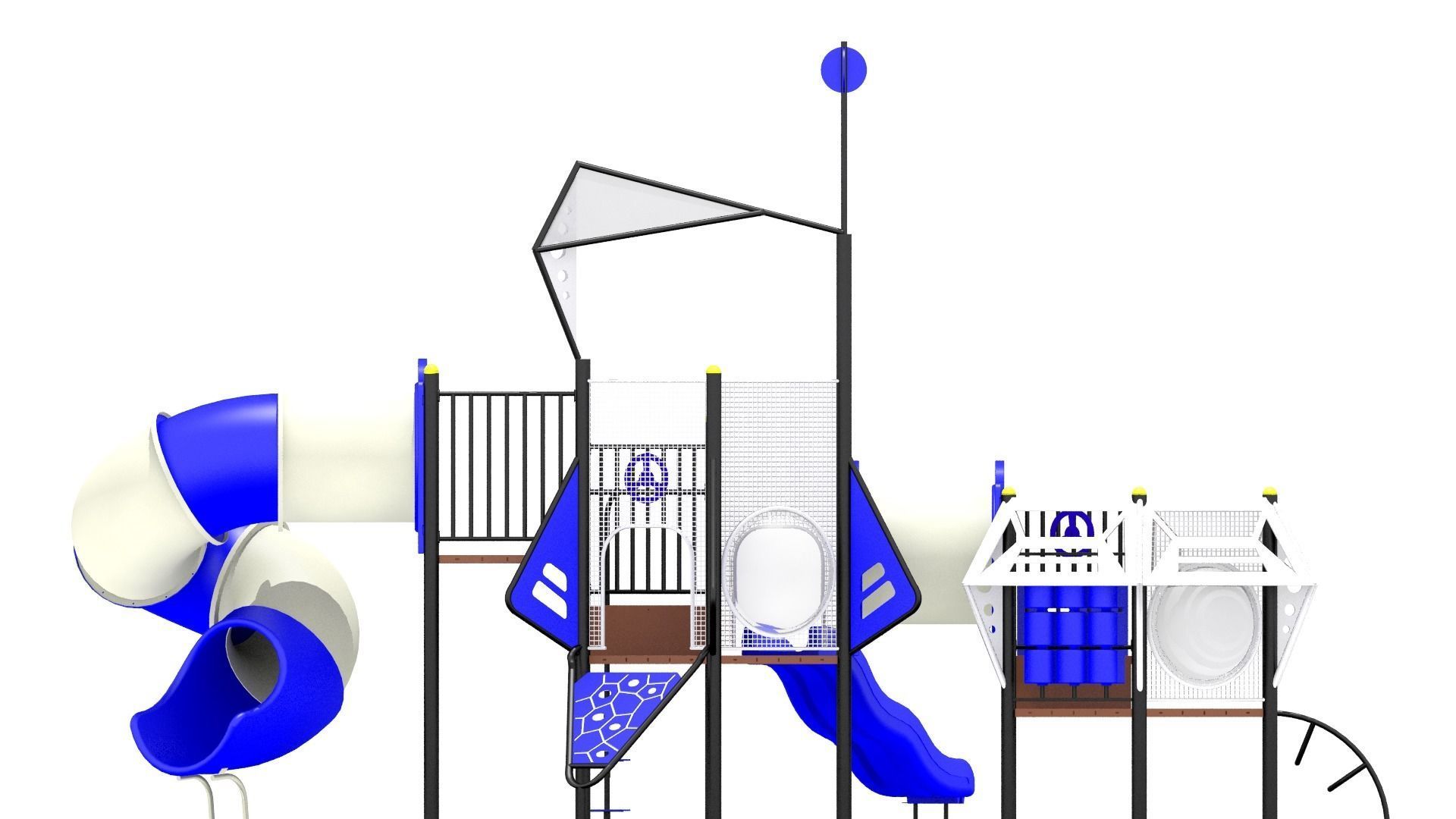 3D model Ufo Playground VR / AR / low-poly | CGTrader