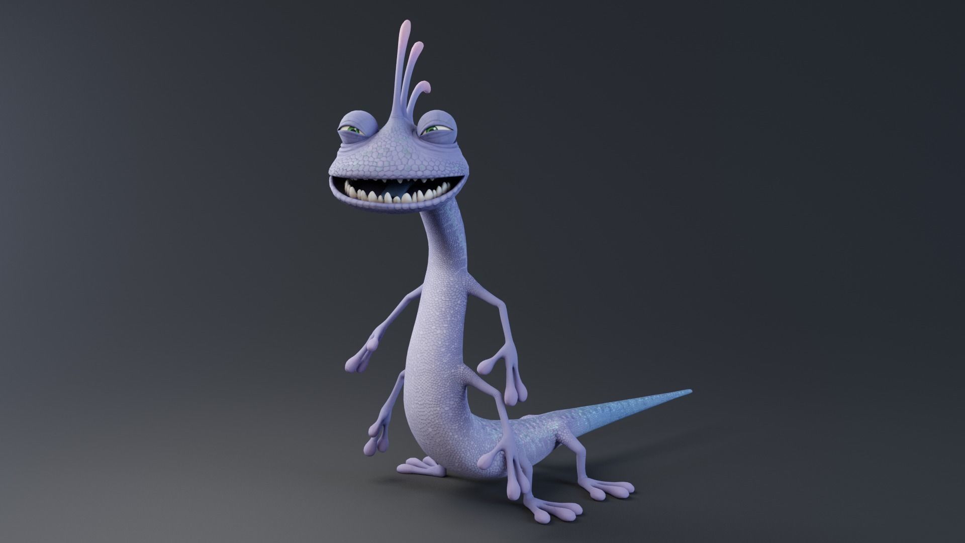 Monster inc - Rendall boggs rigged 3D model rigged | CGTrader