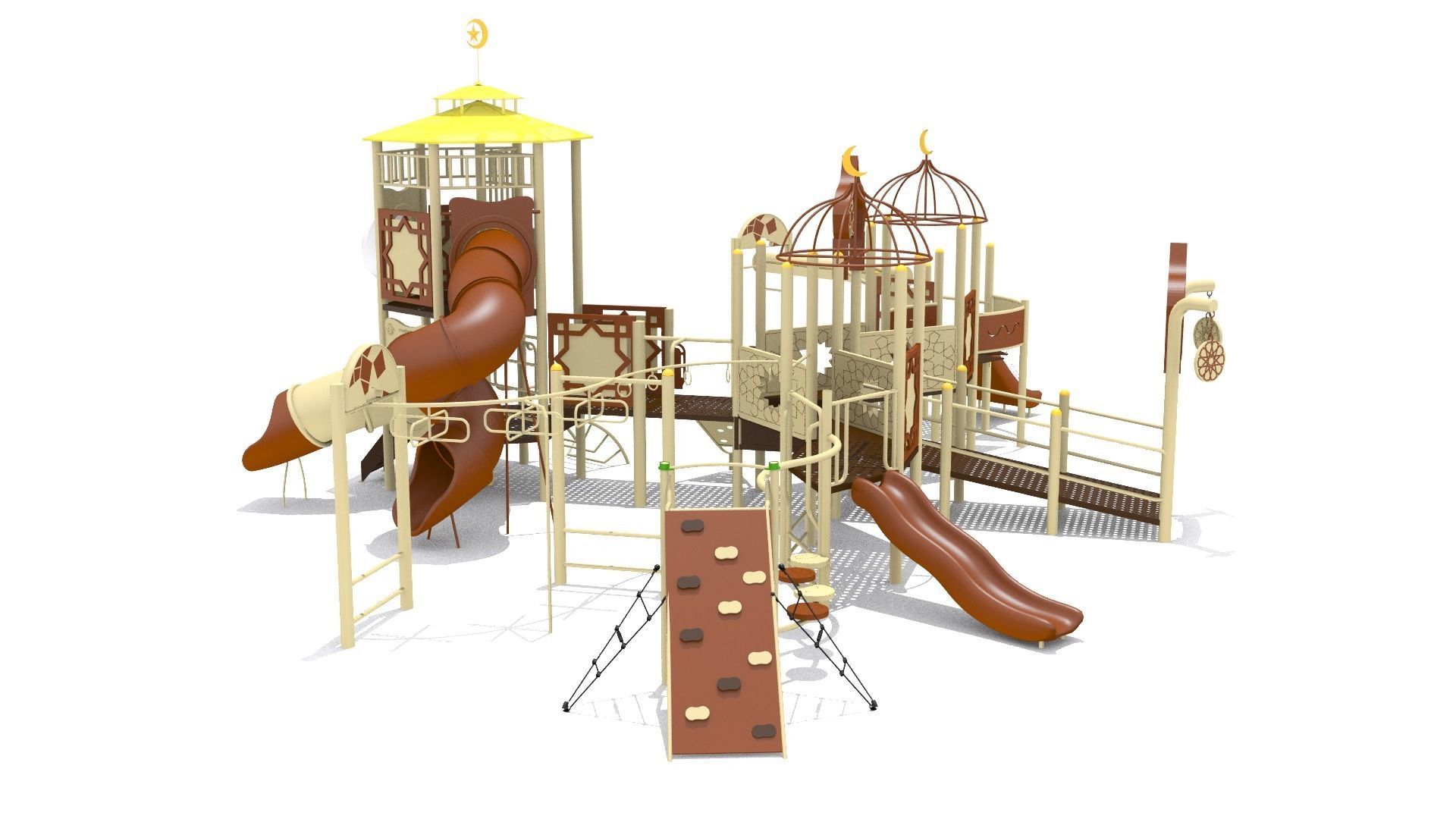 3D model Islamic Mosque Playground VR / AR / low-poly | CGTrader
