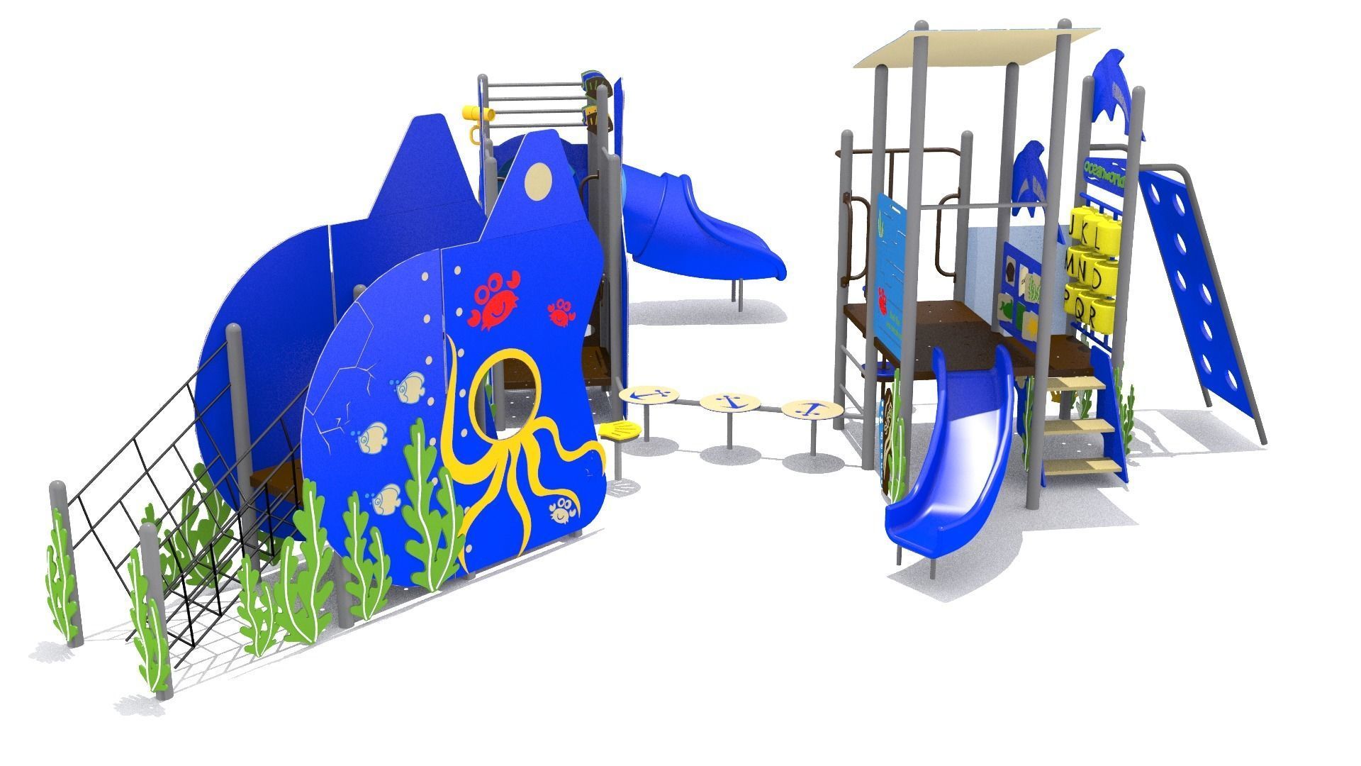 Submarine Ocean Playground 3D model | CGTrader