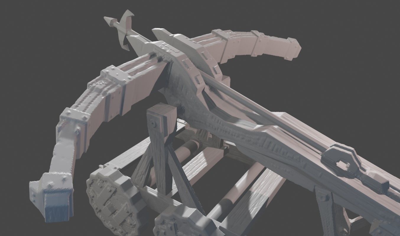 Ballista wheeled vehicle 3D model 3D printable | CGTrader