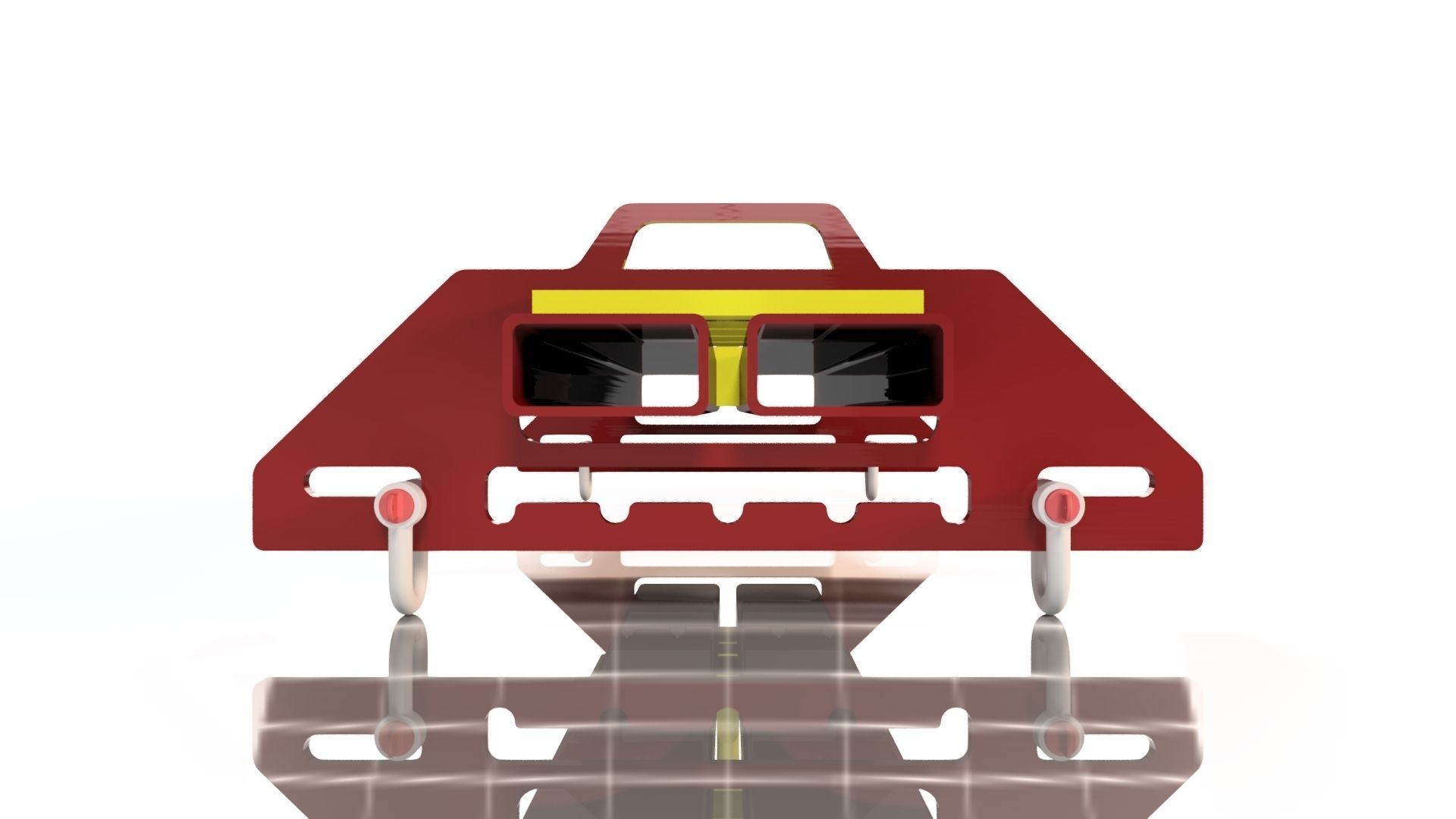 2500 Kg forklift attachment 3D model | CGTrader