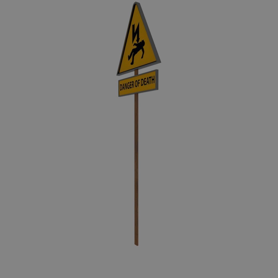 3D model Death signal VR / AR / low-poly | CGTrader