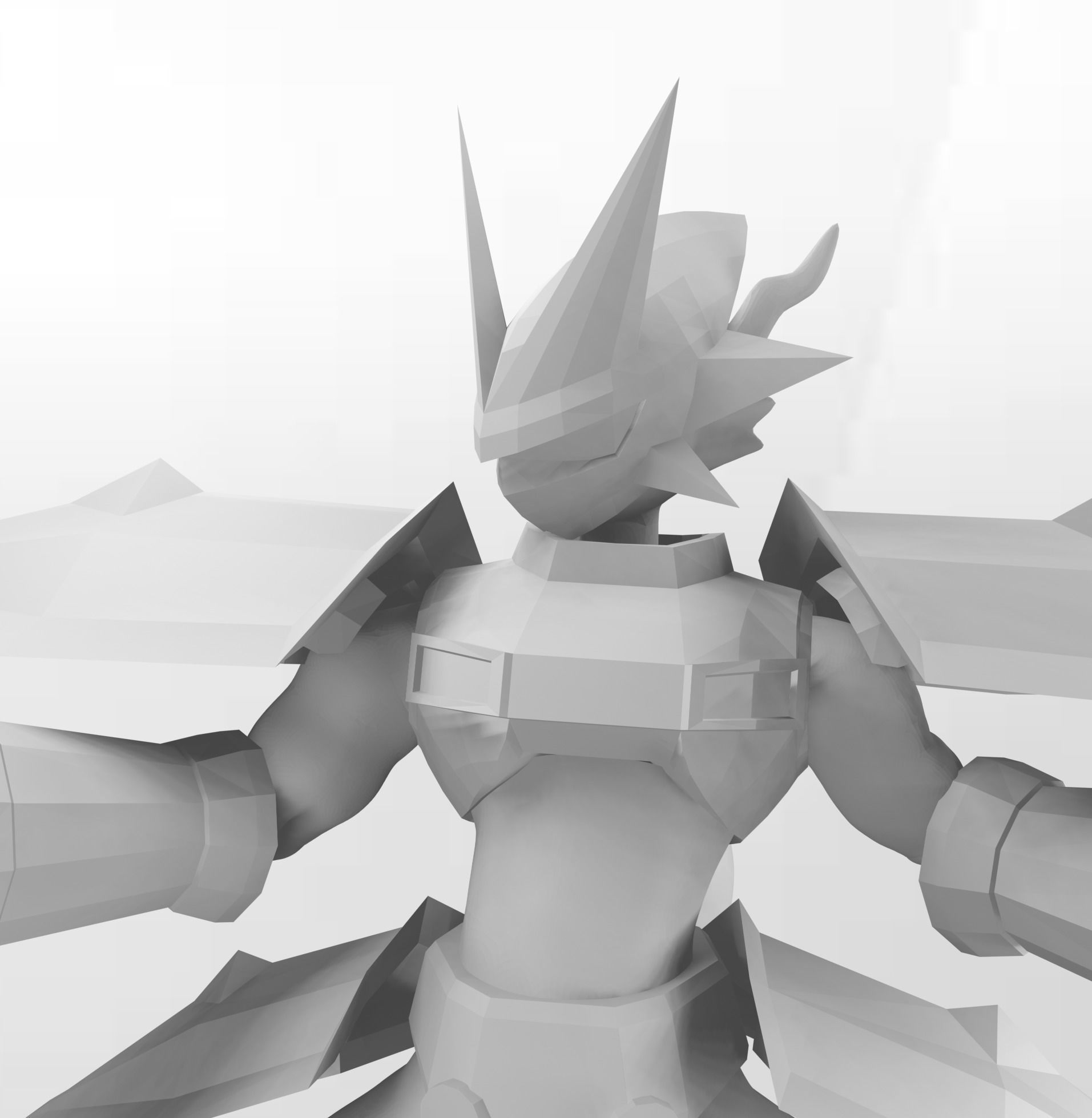 Digimon - Magnamon 3D Printing Model 3D print model 3D model 3D ...