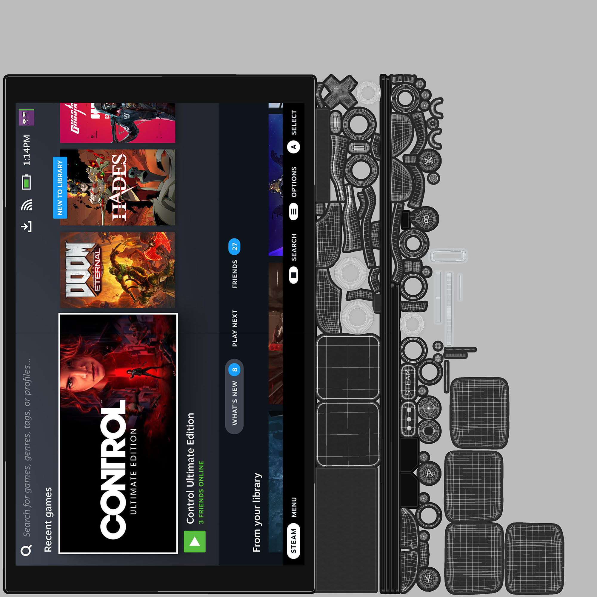 Valve Steam Deck 3D model | CGTrader