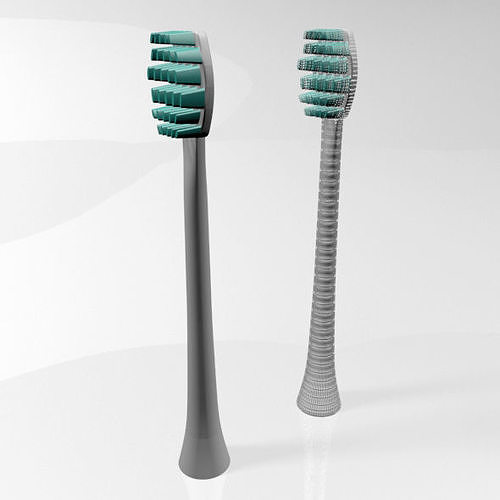 Tooth Brush Head 01 3D model | CGTrader
