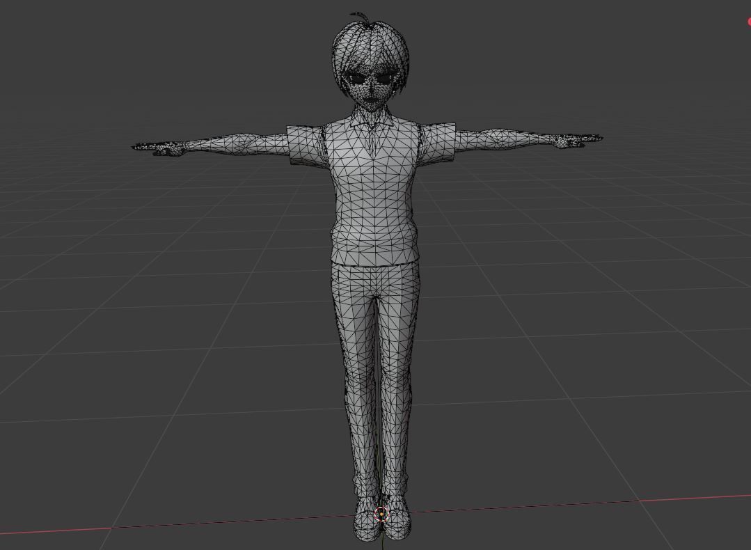 3D model cute anime boy character c7 VR / AR / low-poly rigged | CGTrader