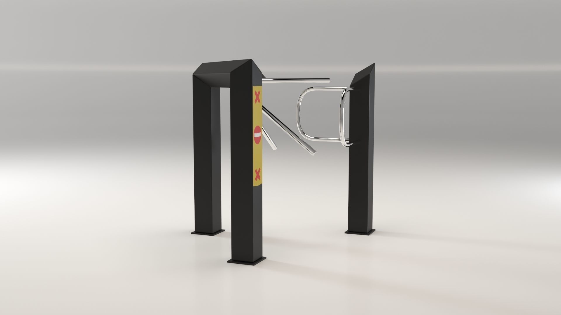 3D model Security Gate VR / AR / low-poly | CGTrader