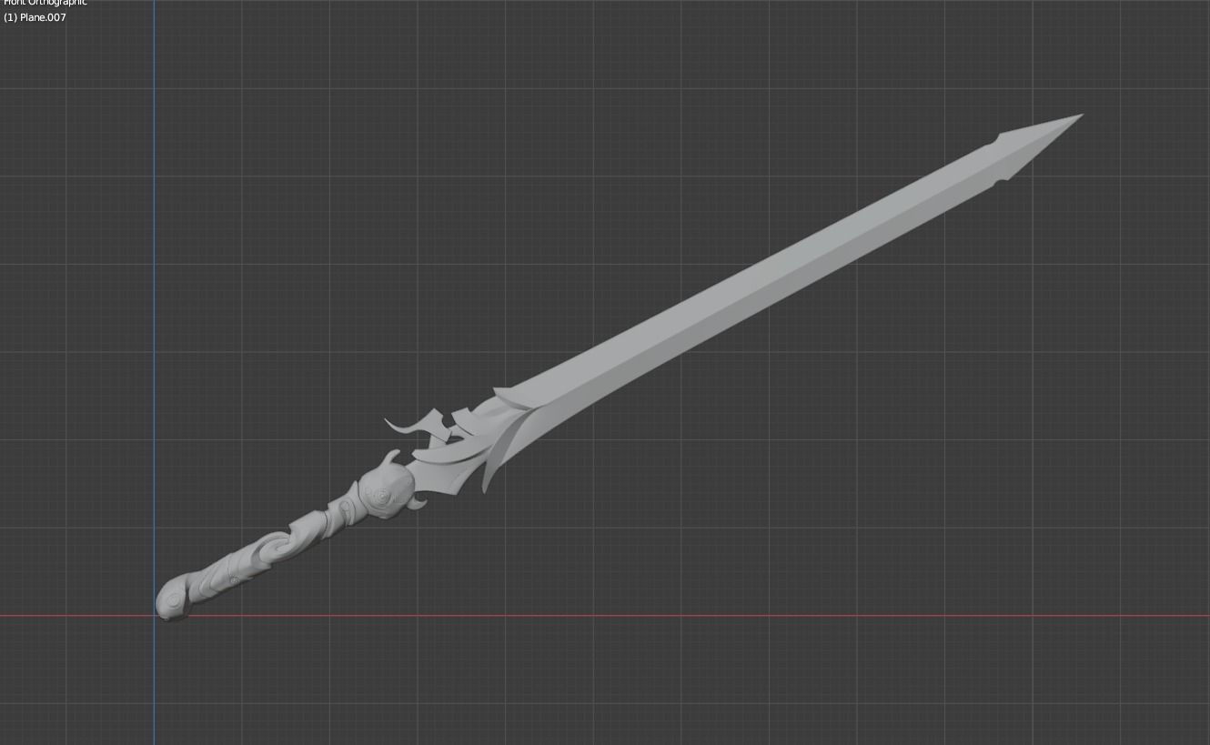 DmC Devil May Cry Dante Sword Rebellion 3D model 3D printable | CGTrader