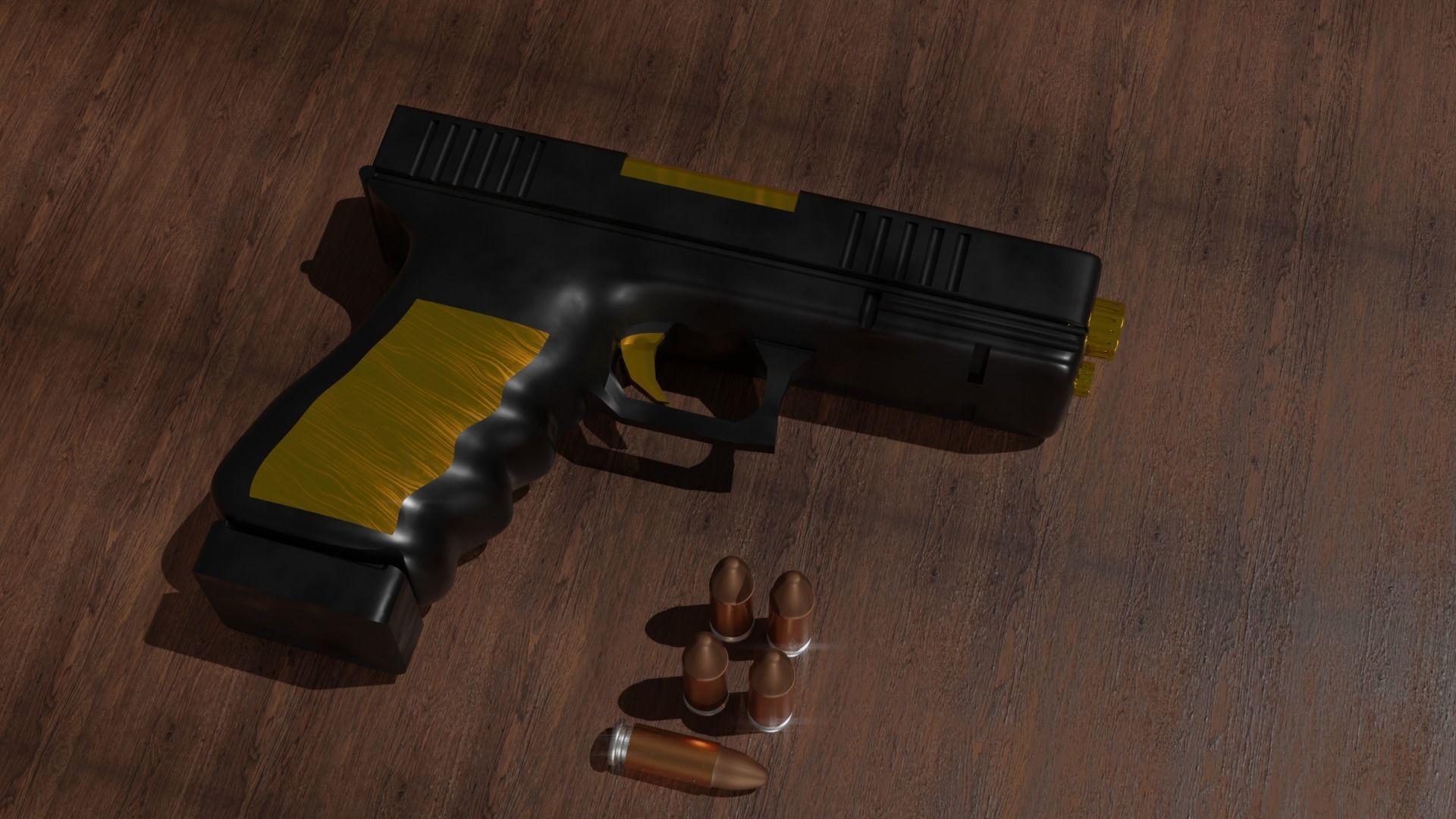 LOW POLY GUN free VR / AR / low-poly 3D model | CGTrader