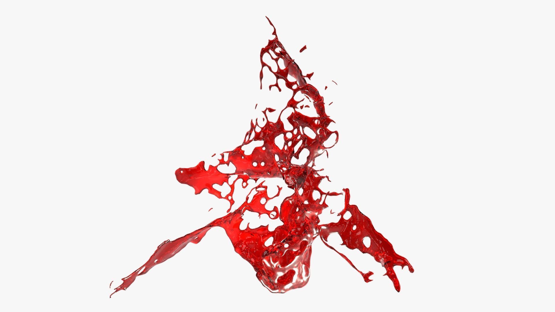 Blood Splash free 3D model | CGTrader