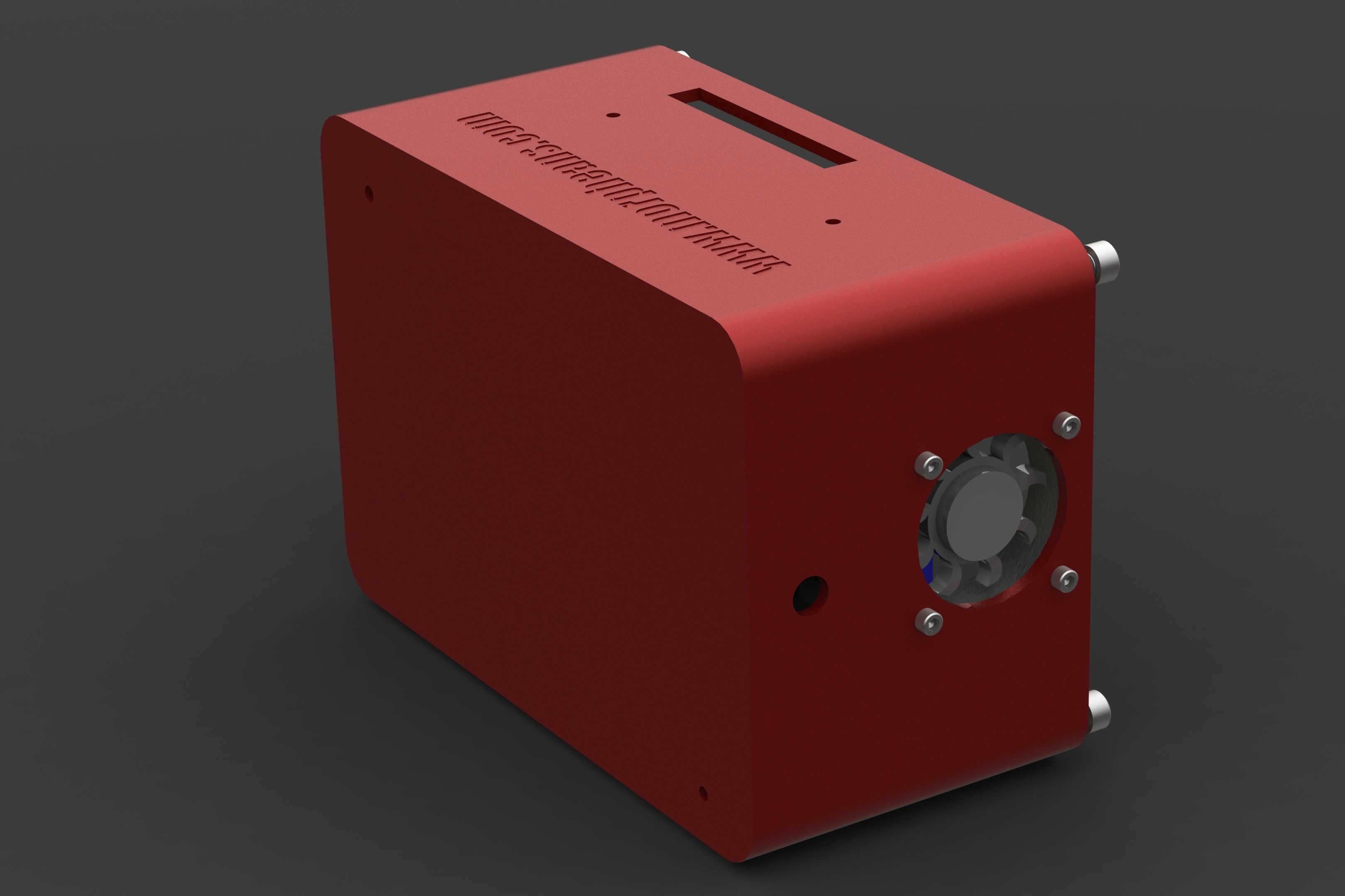 3D printer or CNC laser printable enclosure 3D model 3D printable ...