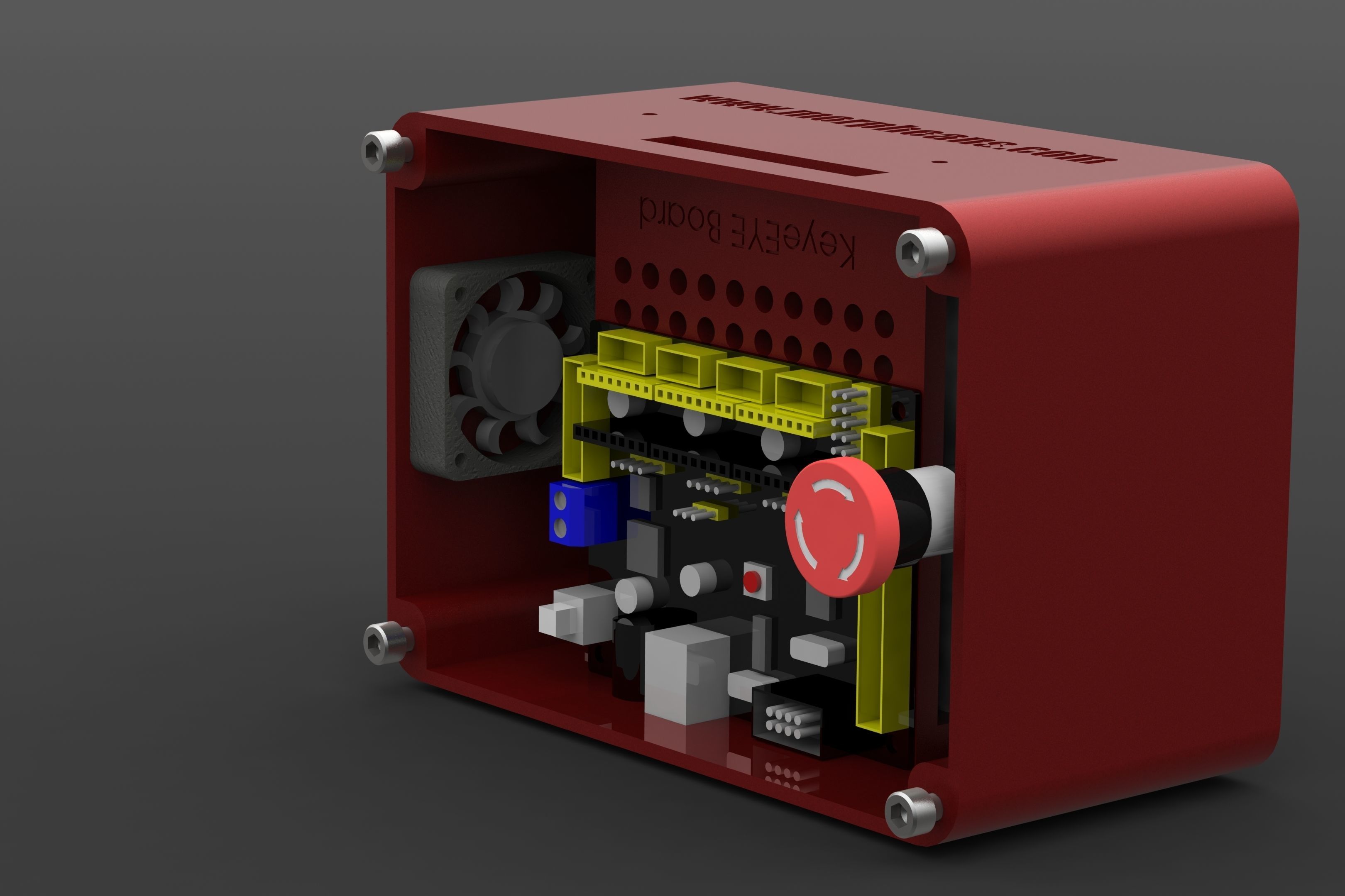 3D printer or CNC laser printable enclosure 3D model 3D printable ...