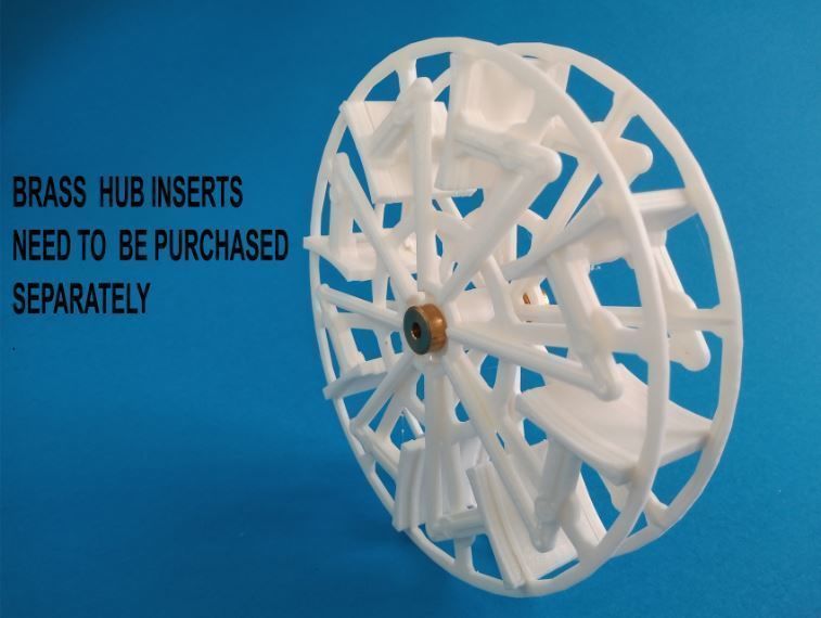 3d Printed paddle wheels kit for RC model boat 3D model 3D printable ...
