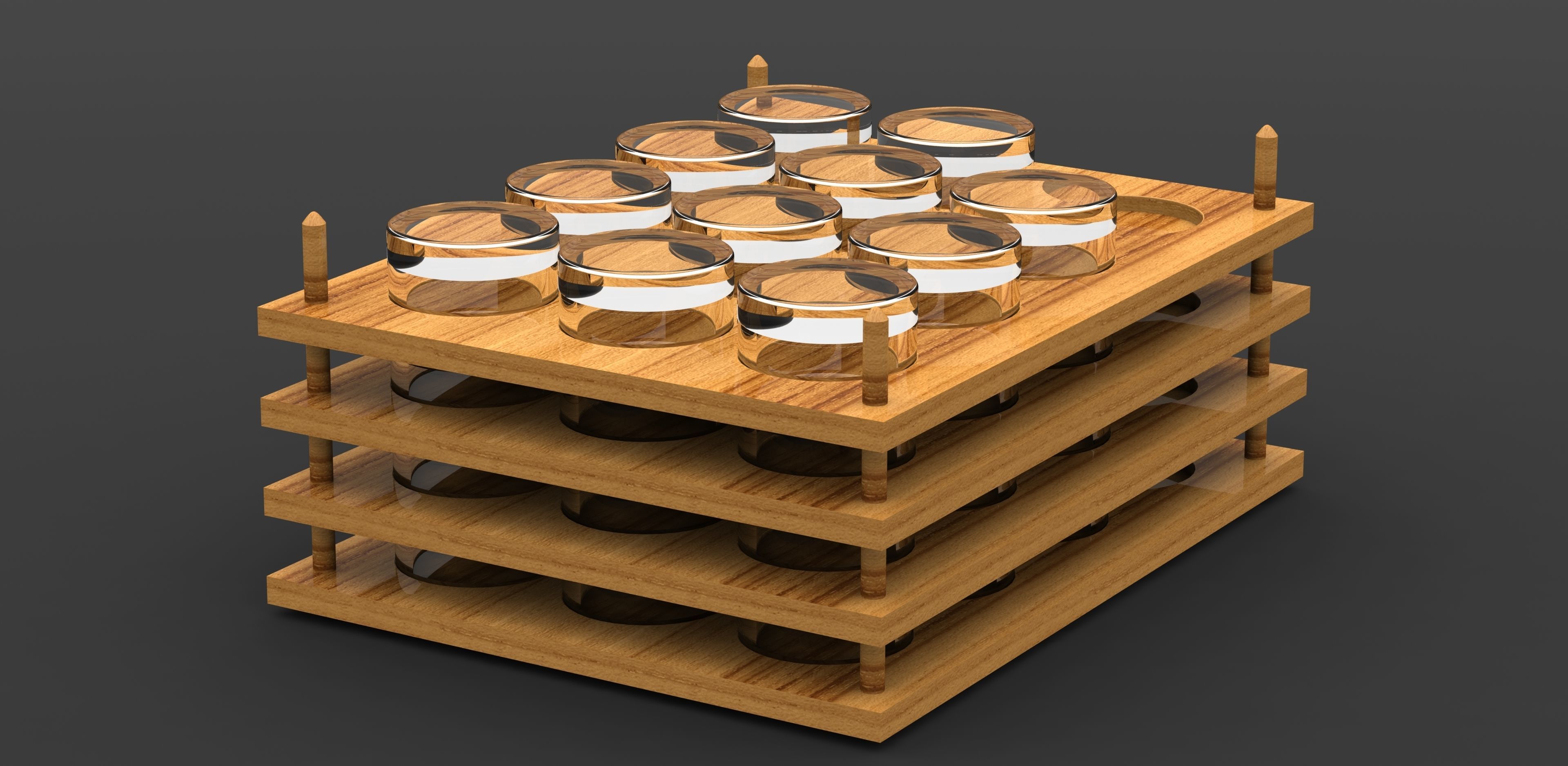 Electronic components storage organisation tool 3D model 3D printable ...