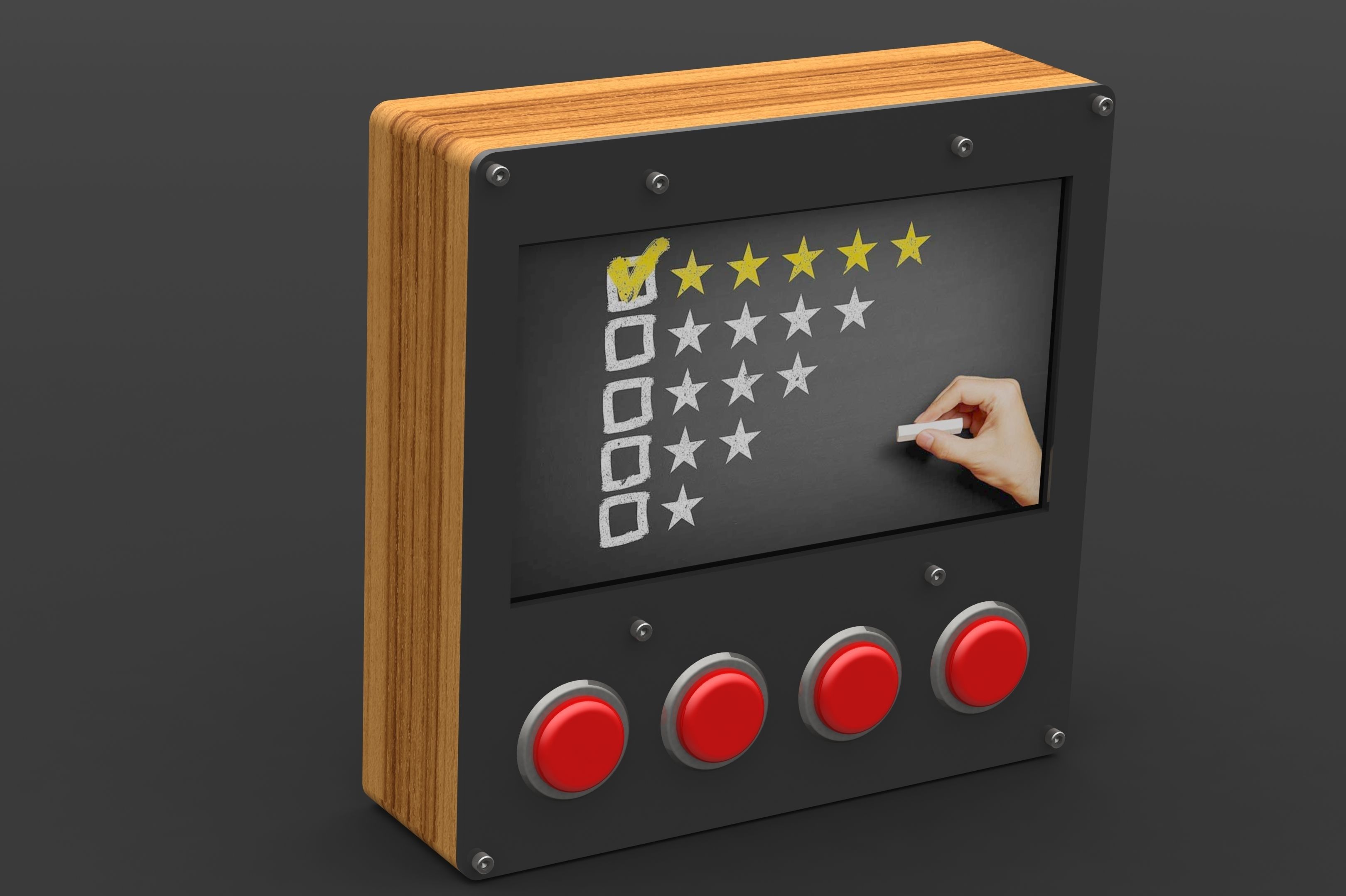 Raspberry Kiosk enclosure 3D model 3D printable | CGTrader