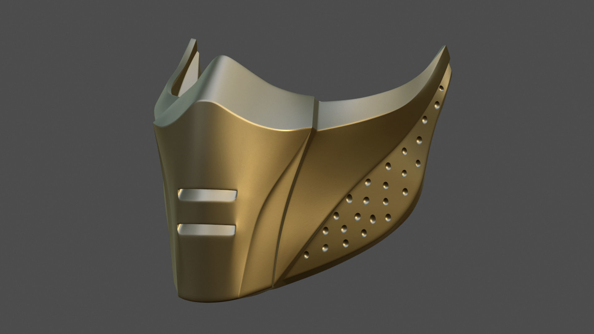 MK 11 Jade Mask for face from Mortal Kombat 11 3D model 3D printable ...