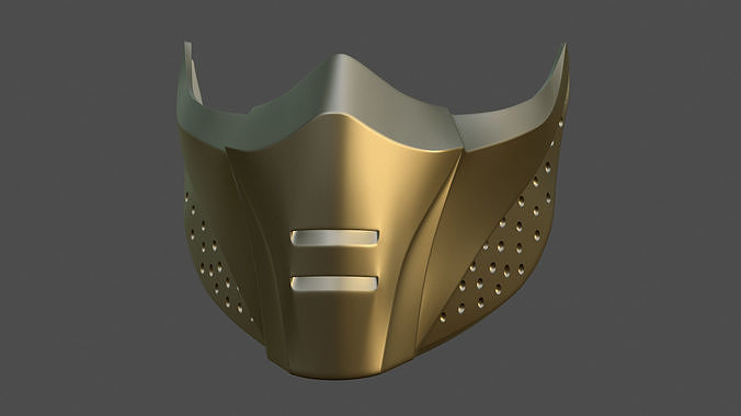MK 11 Jade Mask for face from Mortal Kombat 11 3D model 3D printable ...