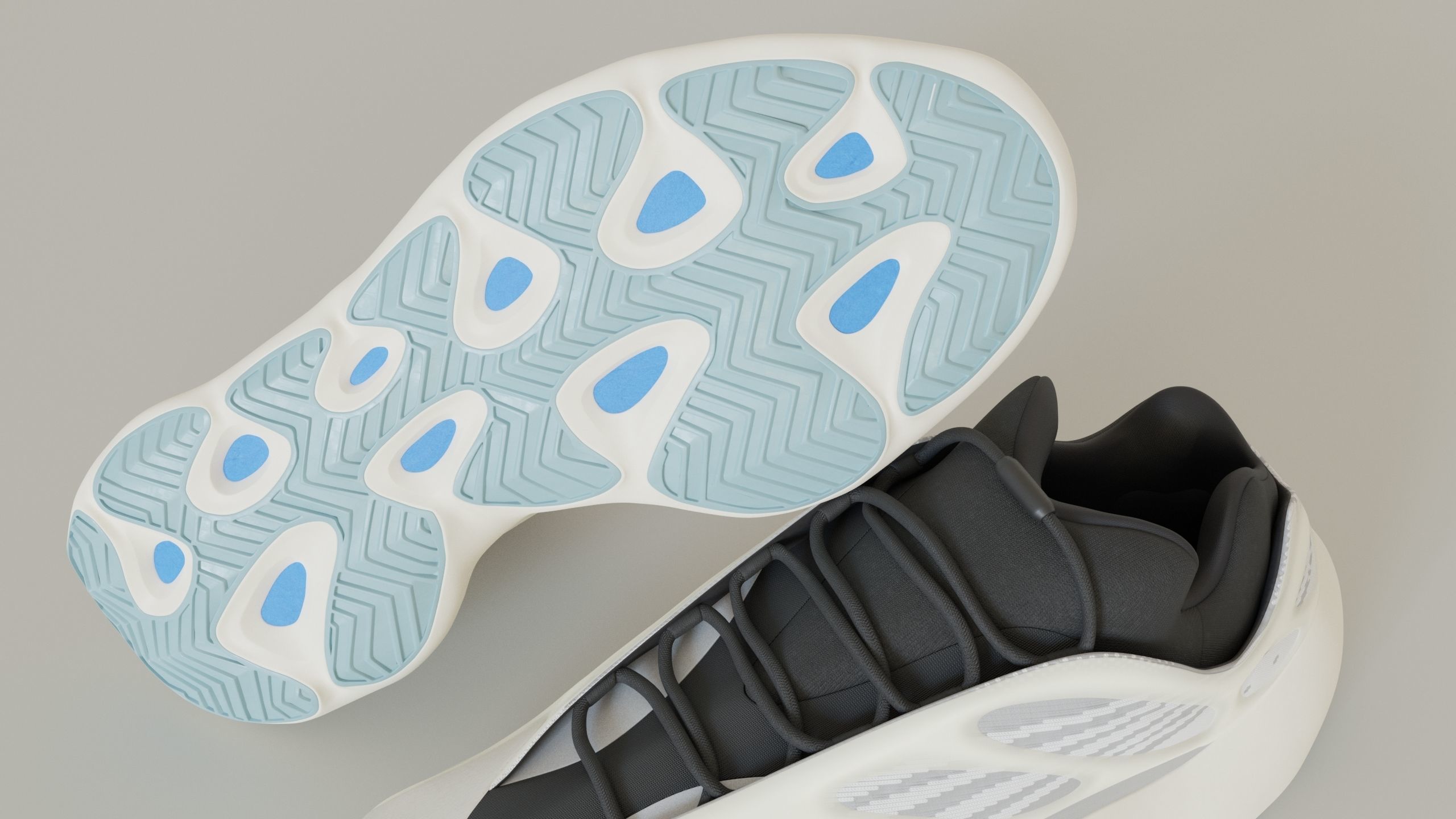 3D model Yeezy 700 v3 Azael VR / AR / low-poly | CGTrader