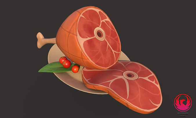 3D model Ham 3D model VR / AR / low-poly | CGTrader