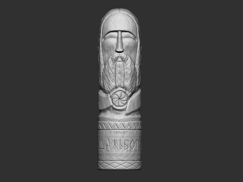Dazhbog Statue 3D model 3D printable | CGTrader