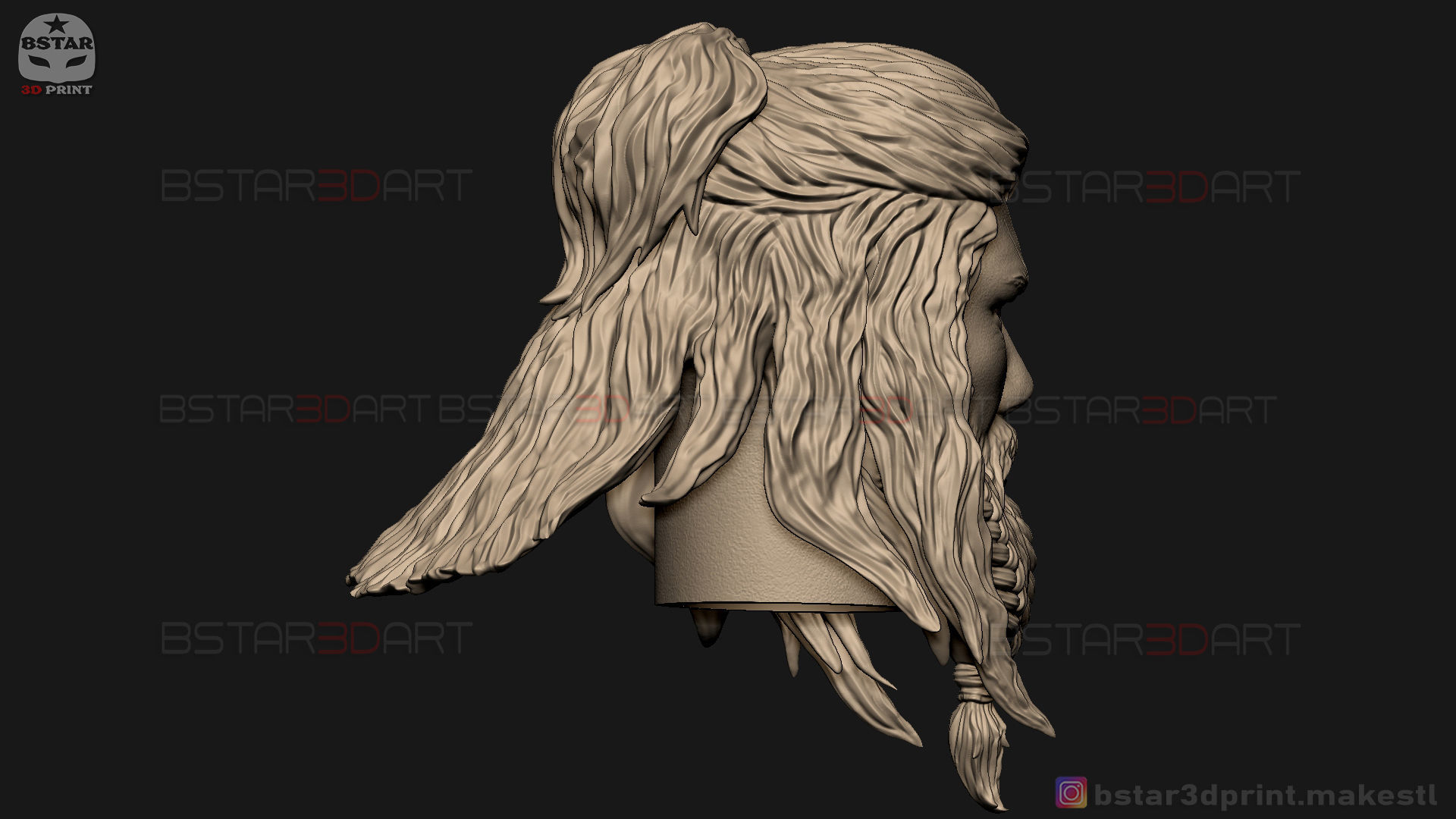 Thor Head - Chris Hemsworth - Avenger - Endgame 3D model 3D printable ...