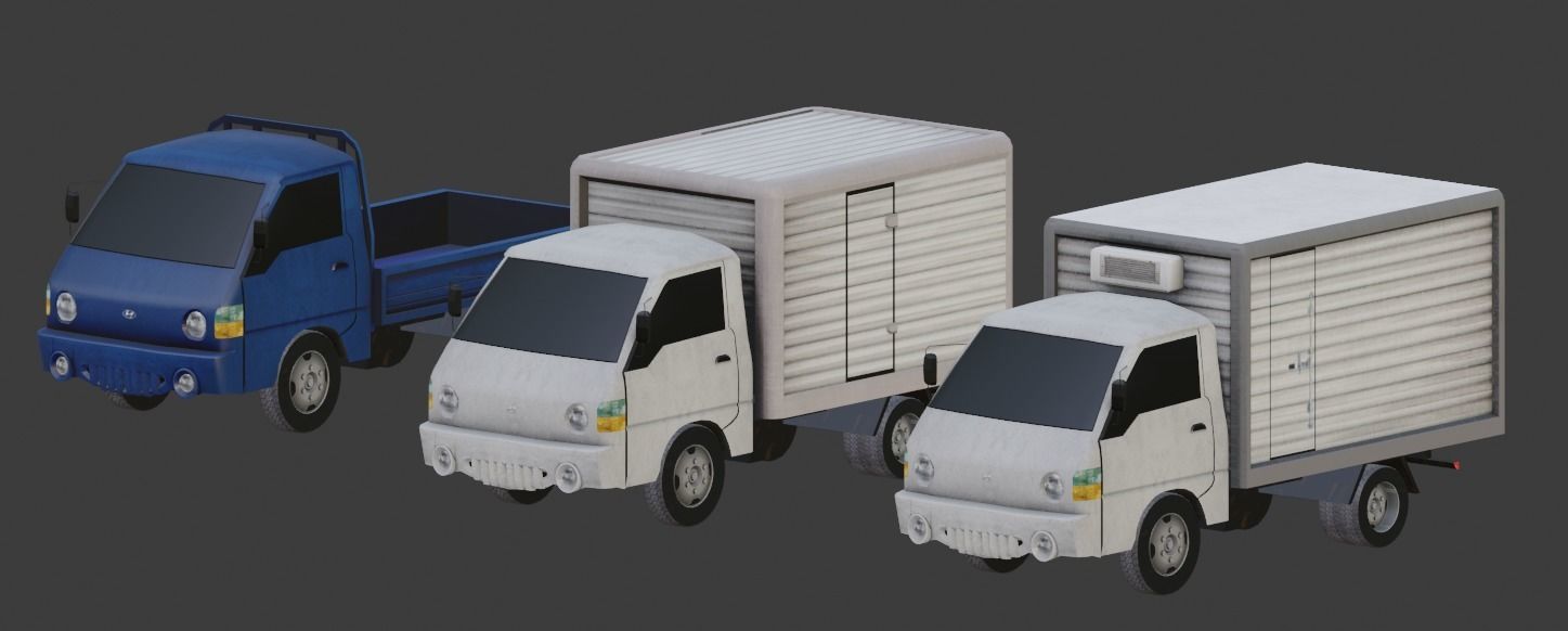 3D model Hyundai Porter VR / AR / low-poly | CGTrader