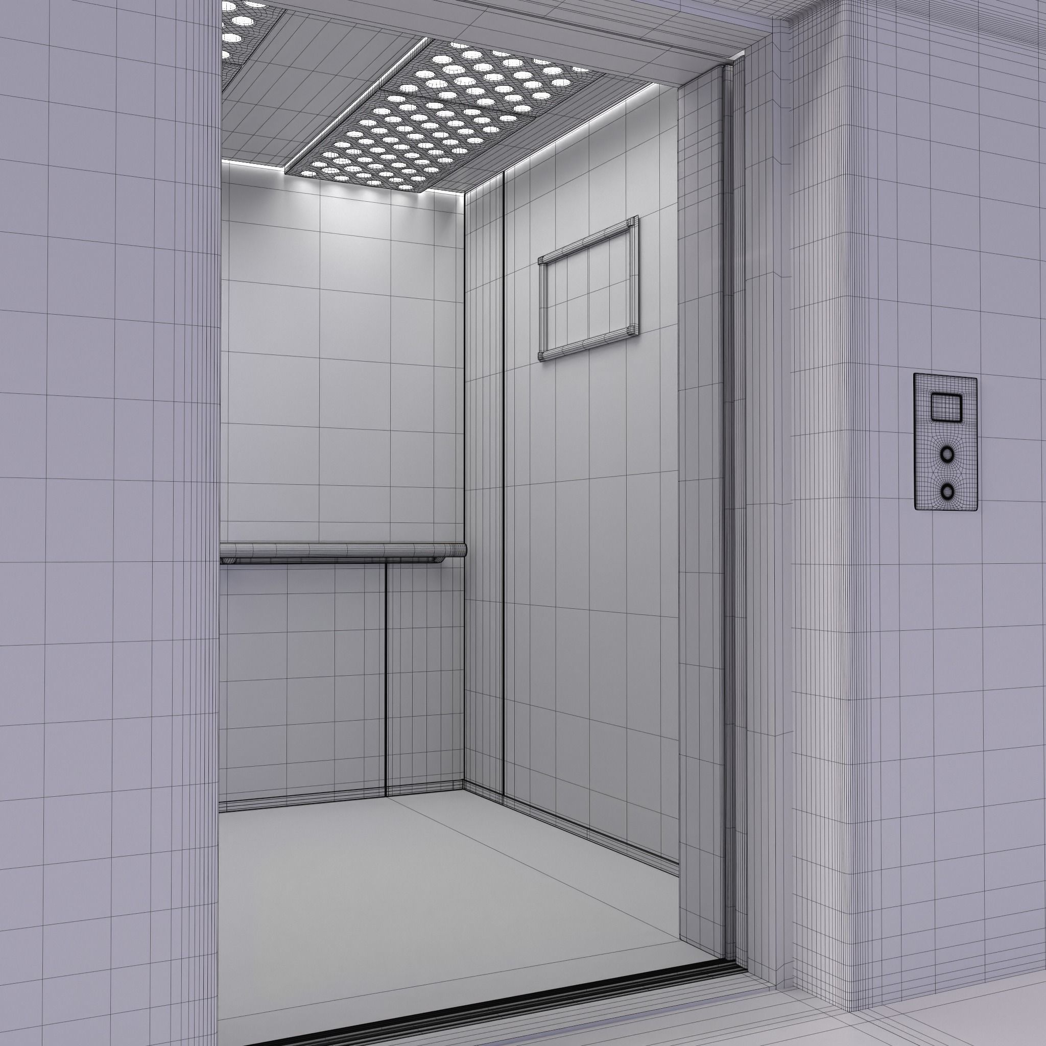 Realistic Elevator 3D model | CGTrader