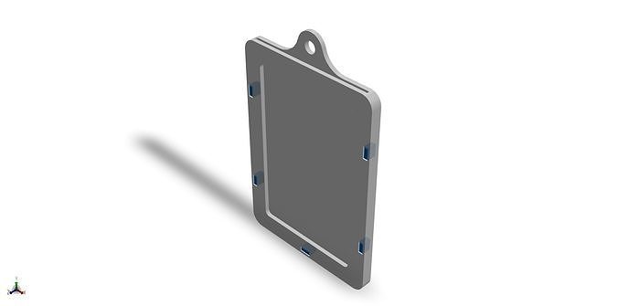 Badge Holder 3D model 3D printable | CGTrader