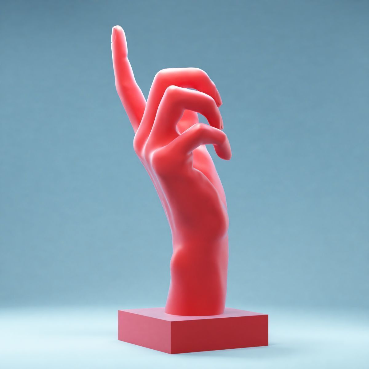 Hands 7 hand sculpture 3D model 3D printable | CGTrader