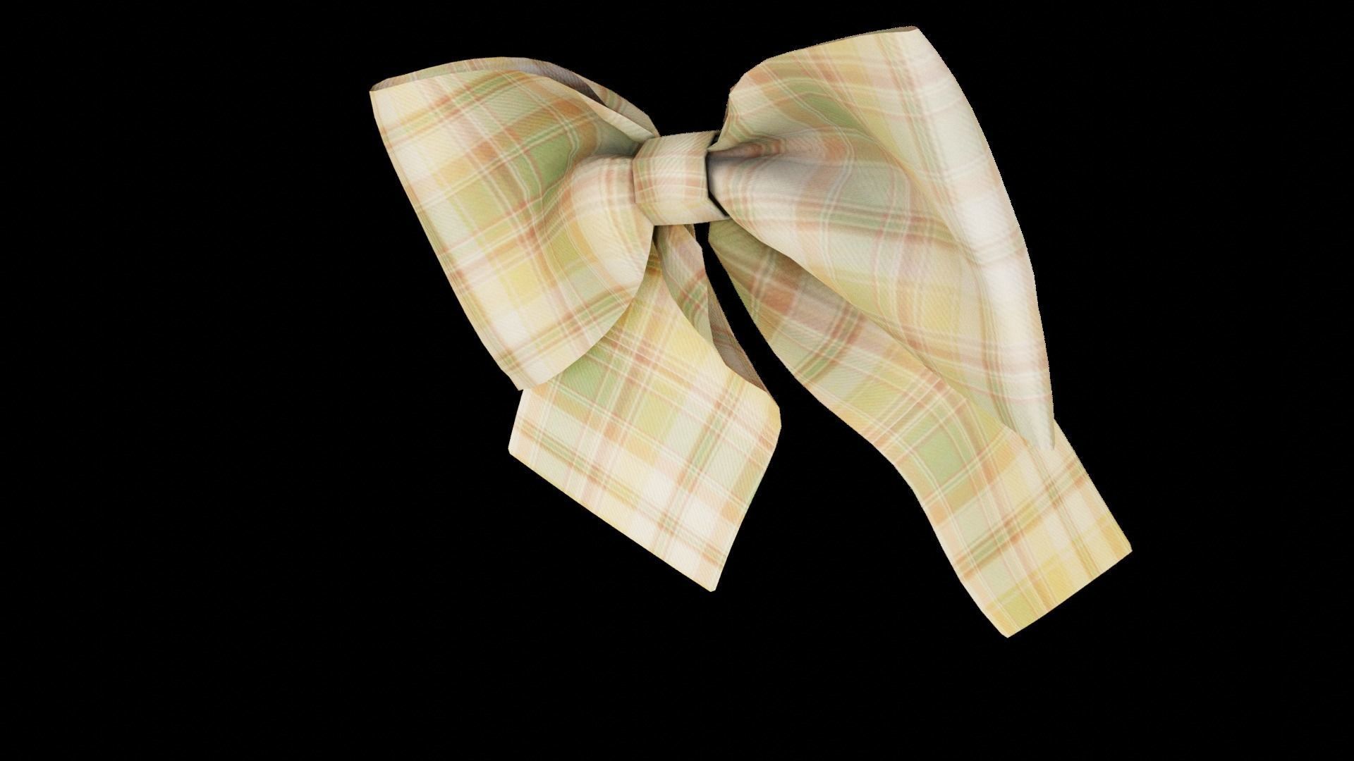 Bow uniform student outfit v25 3D model | CGTrader