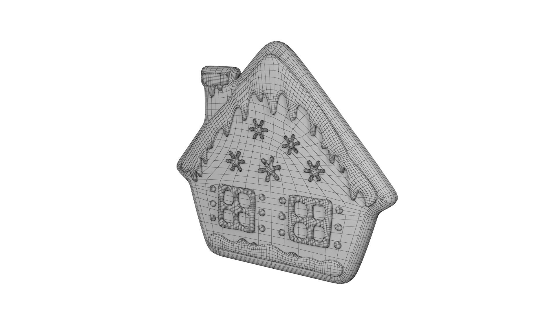 Gingerbread house 3D model | CGTrader