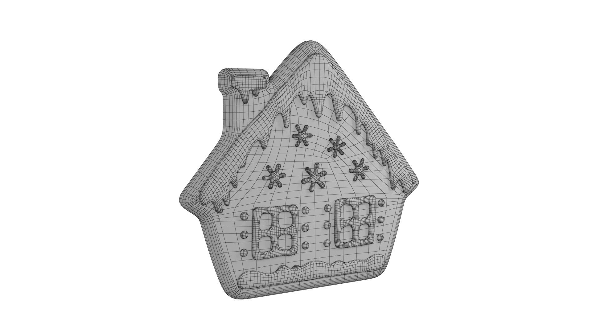 Gingerbread house 3D model | CGTrader