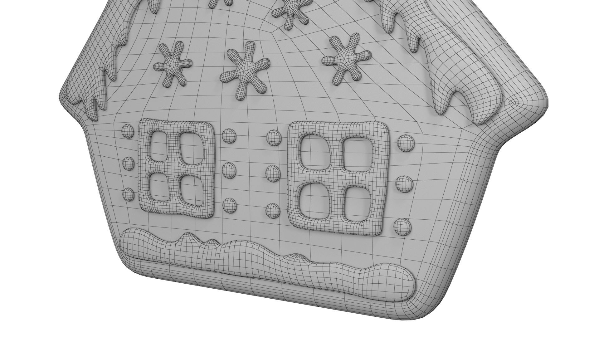 Gingerbread house 3D model | CGTrader