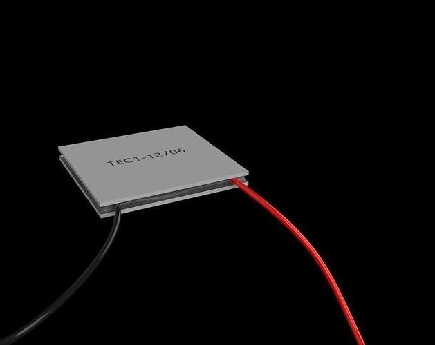 Peltier module free 3D model | CGTrader